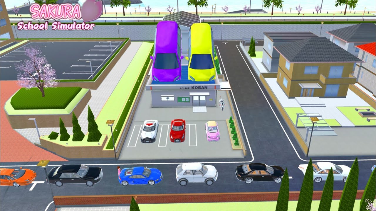 Sakura max level car collection 😍🍒💜 !! Sakura school simulator 🍓😘 ...