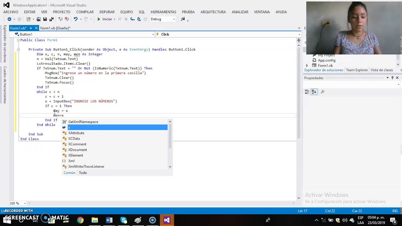EJERCICIO6_VISUALBASIC - YouTube