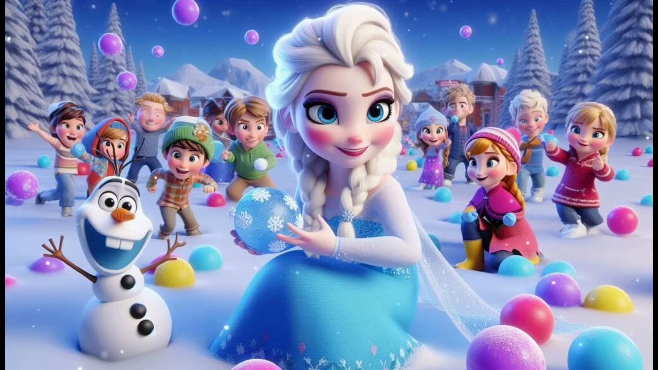 "The Snowball Fight Song | A Winter Adventure with Friends | Kids Sing ...