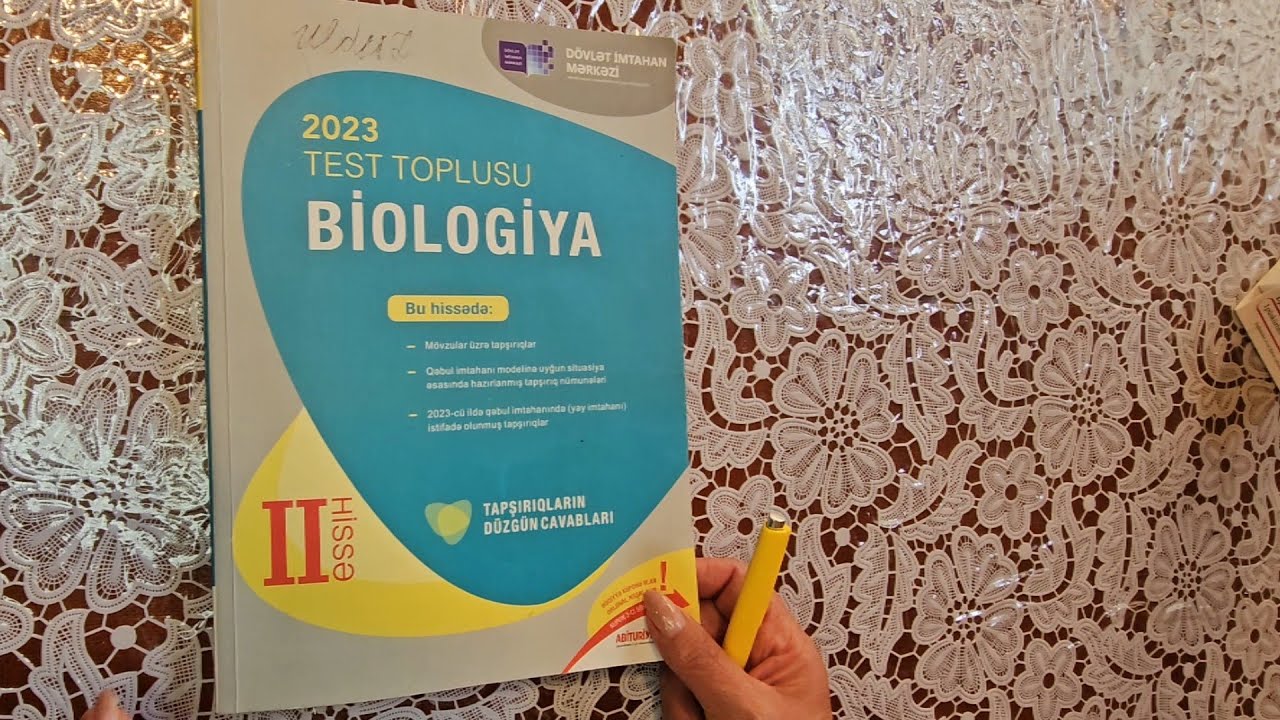 2023 Test toplusu. Biologiya. Ontogenez və çoxalma. 1-25-ci test - YouTube