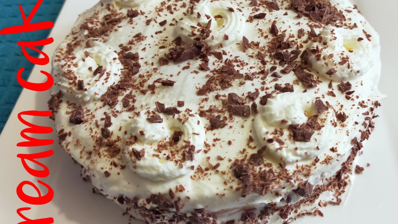 Bakery Style Amazing Cream cake 🍰🎂 Soft and Juicy Cake Recipe - YouTube