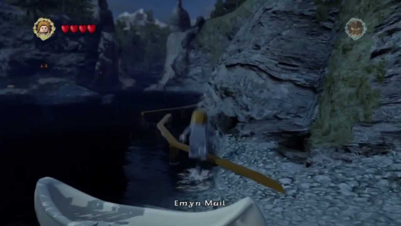 Lego Lord of the Rings Free Play - Argonath & Skyrim Easter Egg - Part ...