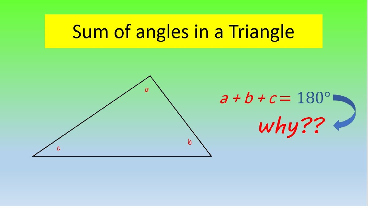 How To Show That The Sum Of Angles In A Triangle Is 180 Degrees how-to-show-that-the-sum-of-angles-in-a-triangle-is-180-degrees