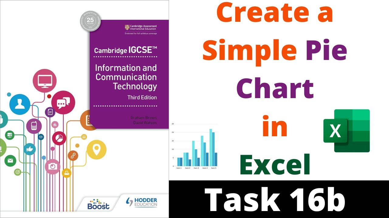 Task 16b IGCSE ICT Charts - Create a Simple Pie Chart in Microsoft ...