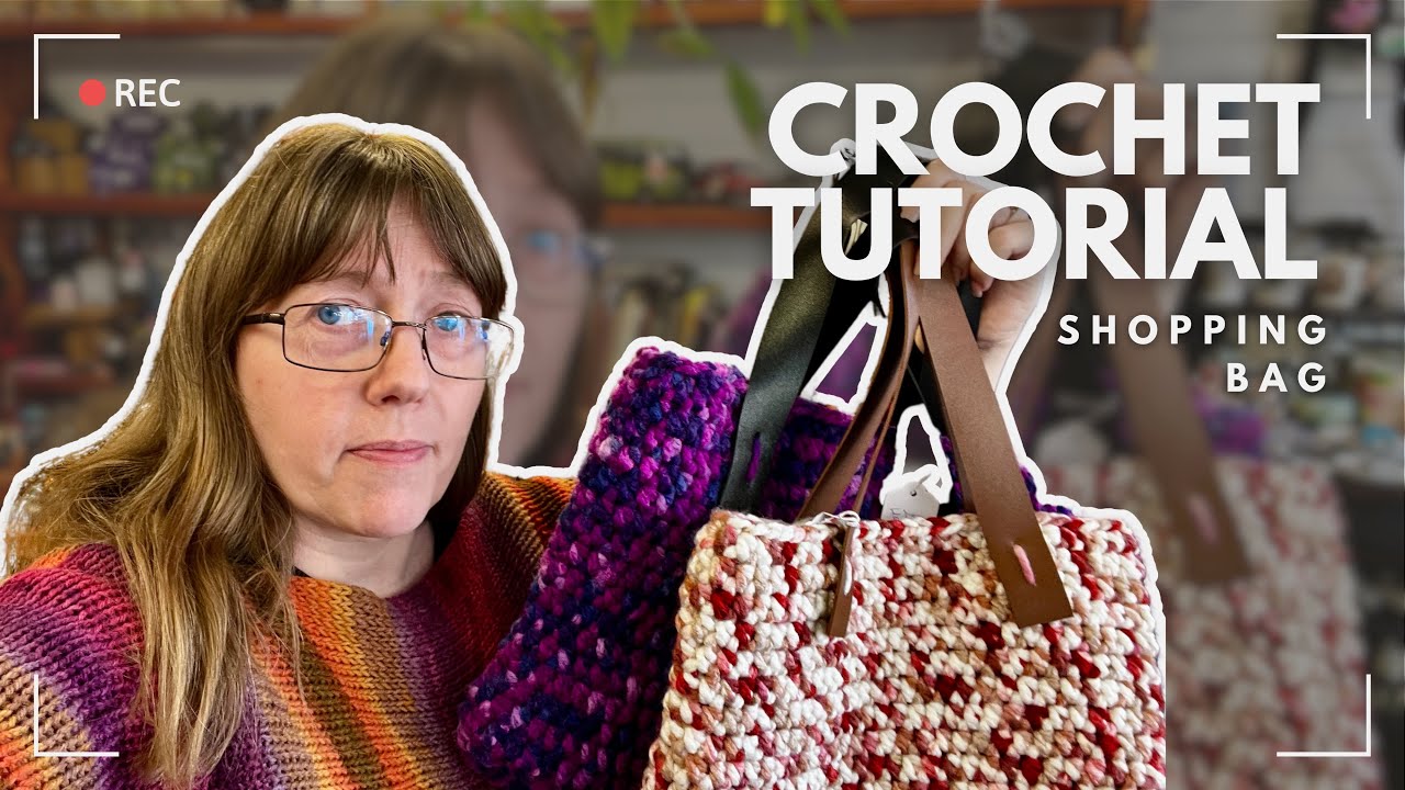 Chunky Crochet Shopping Bag Tutorial - YouTube