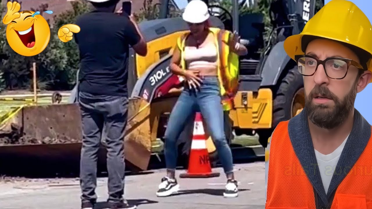 Funniest Construction Site Workers Compilation 2 - YouTube