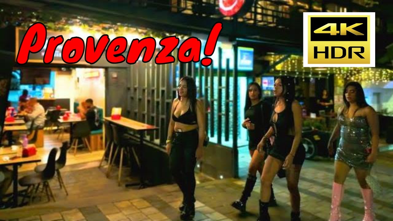 night tour Provenza Medellin Colombia 4K HDR - YouTube