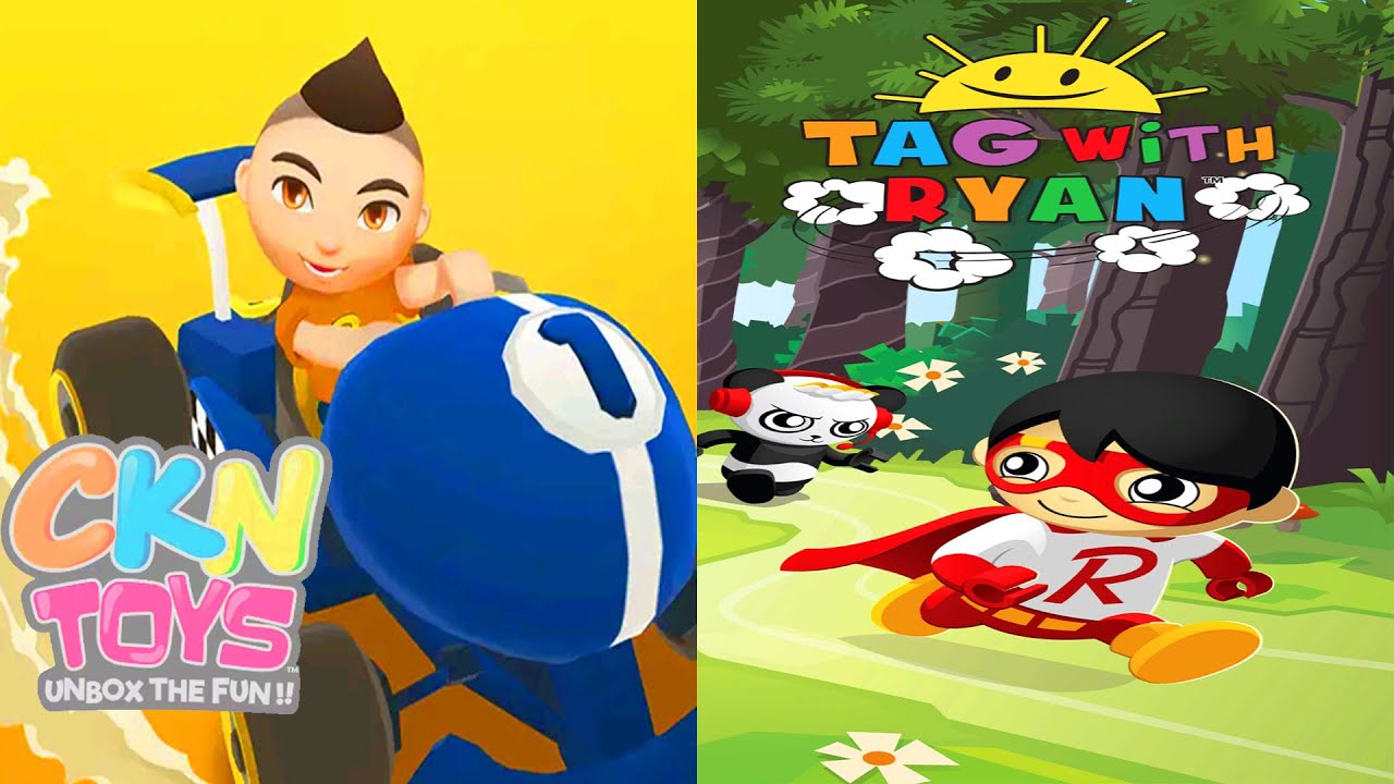 Tag With Ryan vs CKN Toys Racing Game - YouTube