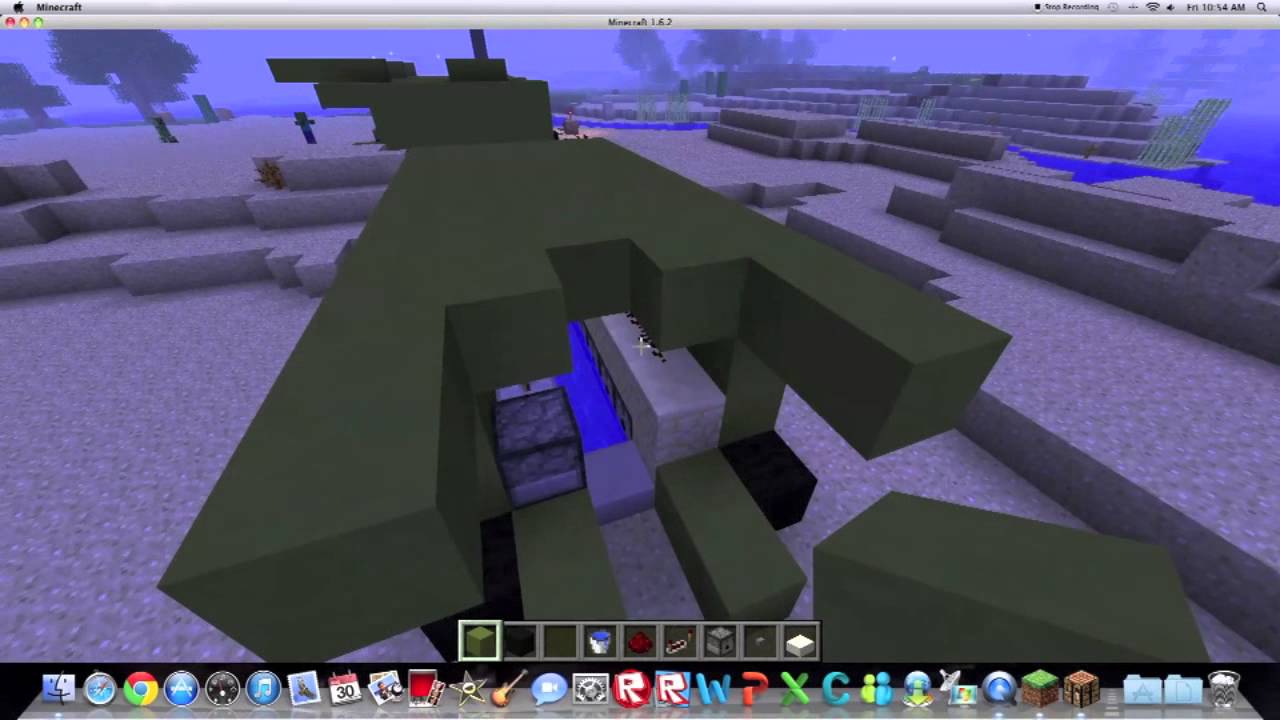 Minecraft- How to build a Tank(That Works!) - YouTube