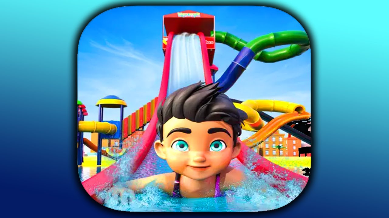 Summer Slide Water Park Games - Real Swimming Pool Aqua Diving - YouTube