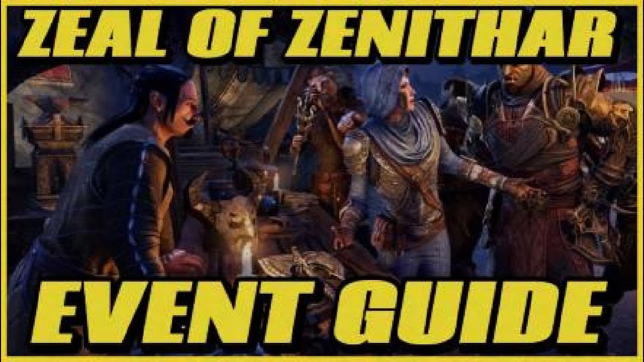 Eso | Zeal of Zenithar Event Guide - YouTube