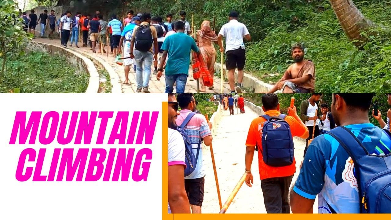 Amazing, mountain climbing. It is very difficult to climb the mountain ...