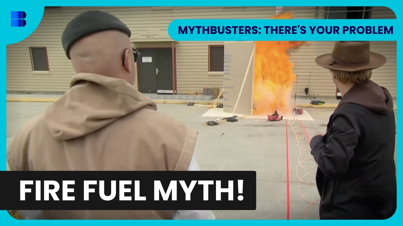 Grease Fire Gone Wrong! - MythBusters: There's Your Problem - YouTube