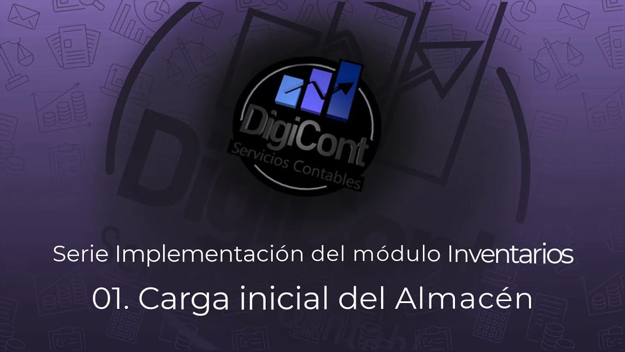 01.Carga inicial almacén - YouTube