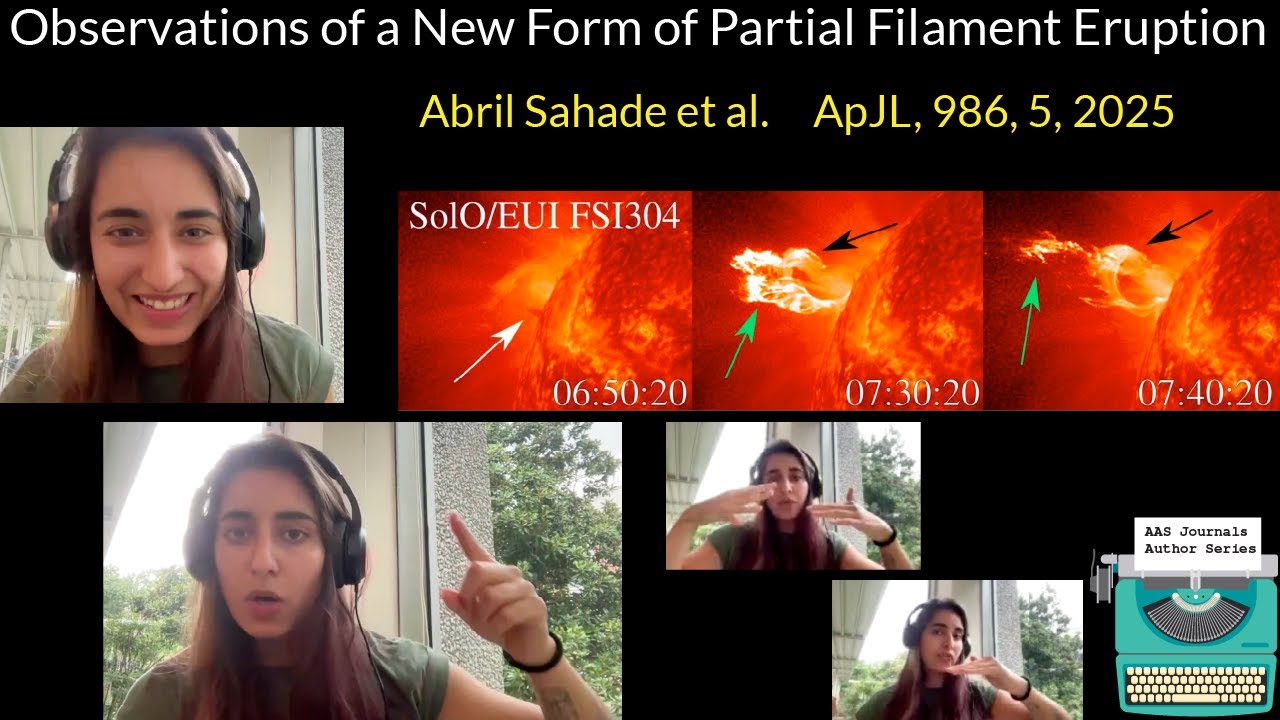 AAS Journal Author Series: Abril Sahade on 2025ApJ...986L...5S - YouTube