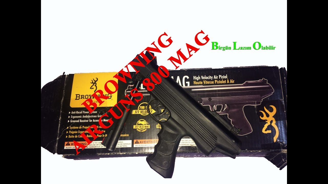 Browning airguns 800 mag inceleme - YouTube
