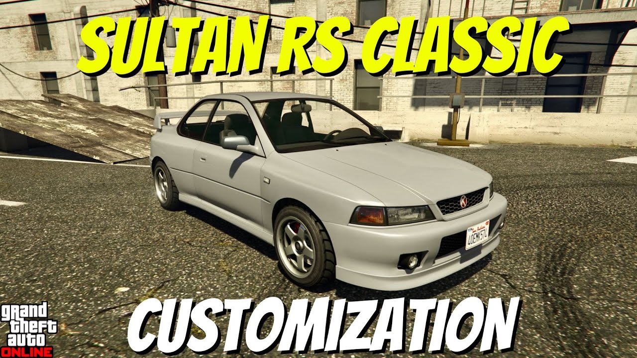 Karin Sultan RS Classic Customization - GTA Online - YouTube