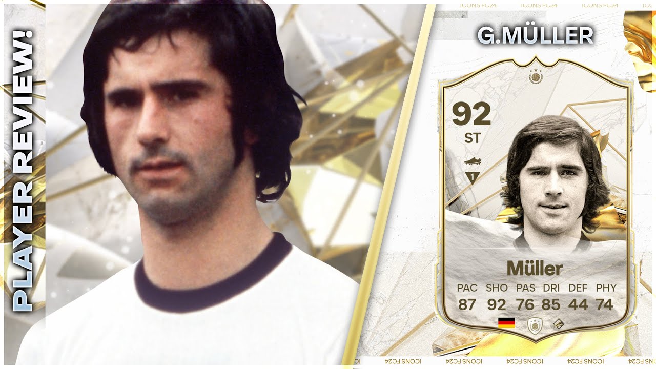 BEST FINISHER IN THE GAME!!!!! ICON 92 RATED GERD MULLER REVIEW - EA ...