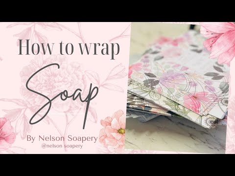 How to wrap soap professionally. A no plastic alternative and at a cost ...