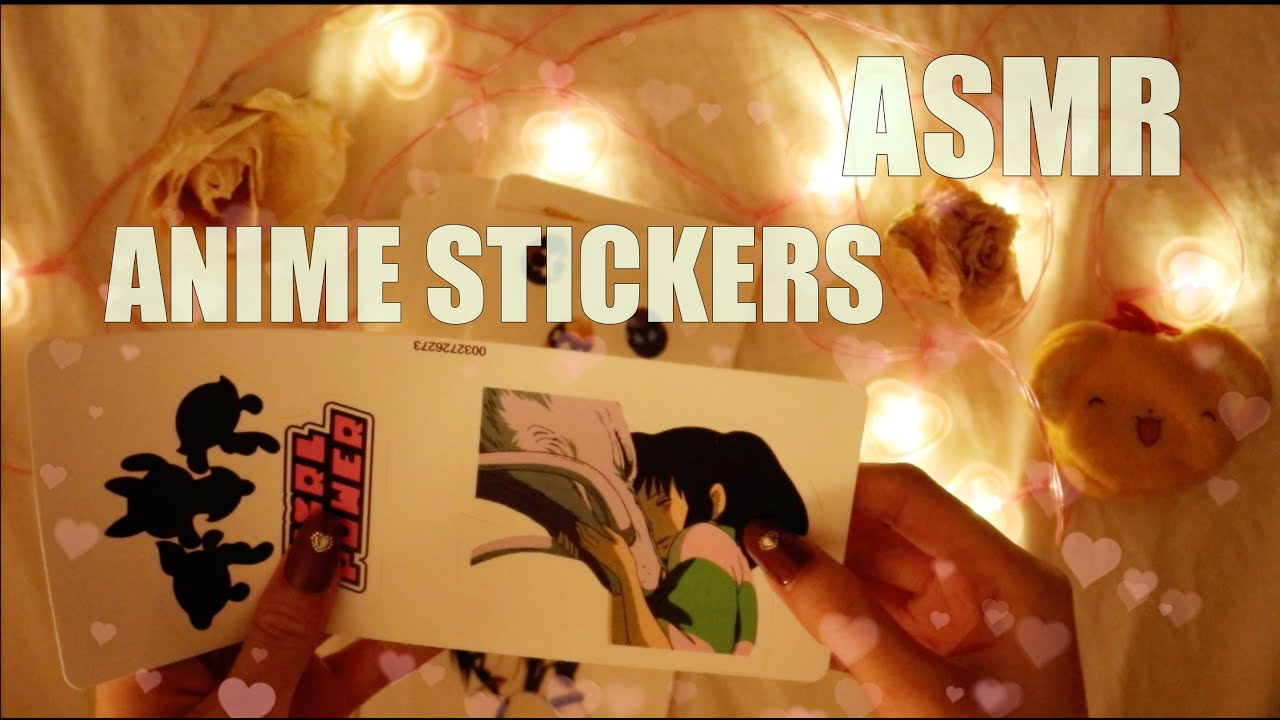 ASMR STICKERS ON MAC | CHILDHOOD ANIME STICKERS ( Small Talk ,Nails ...