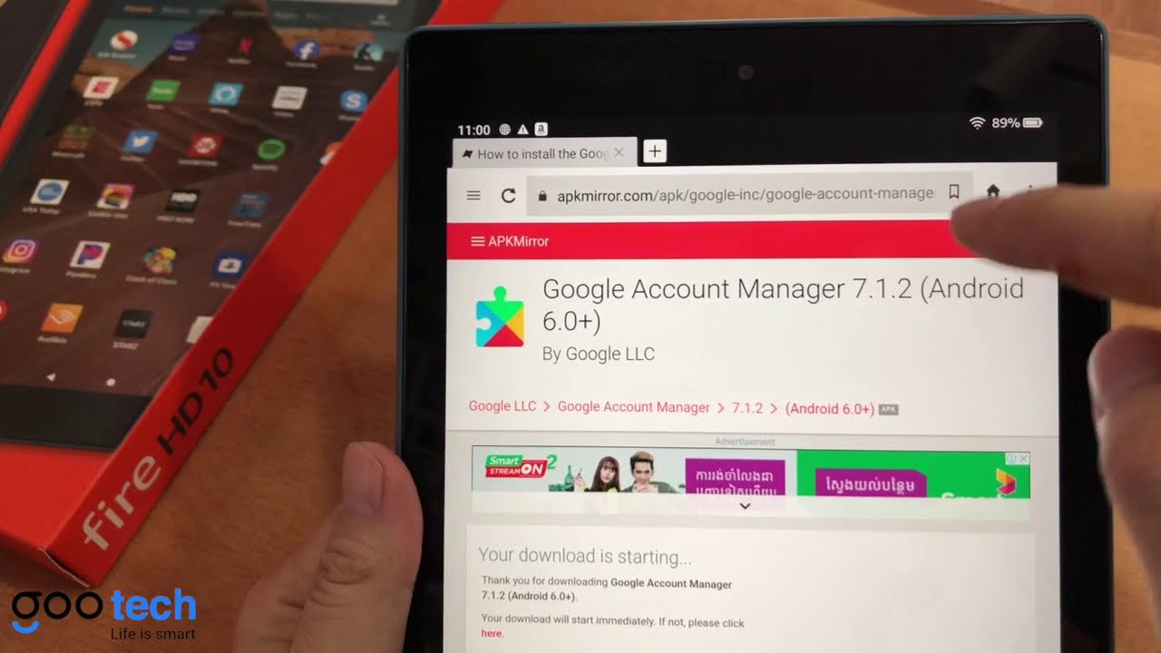 Set Up Play Store Fire 10 2019 - YouTube