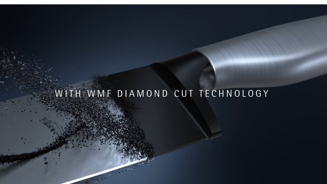 WMF Ultimate Black Knives: Diamond Cut Technology - YouTube