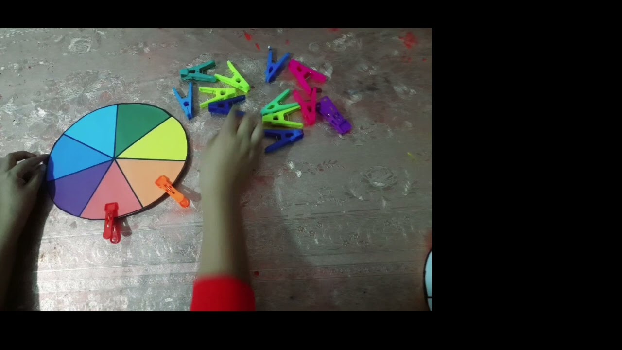 María Montessori actividad la rueda de colores - YouTube