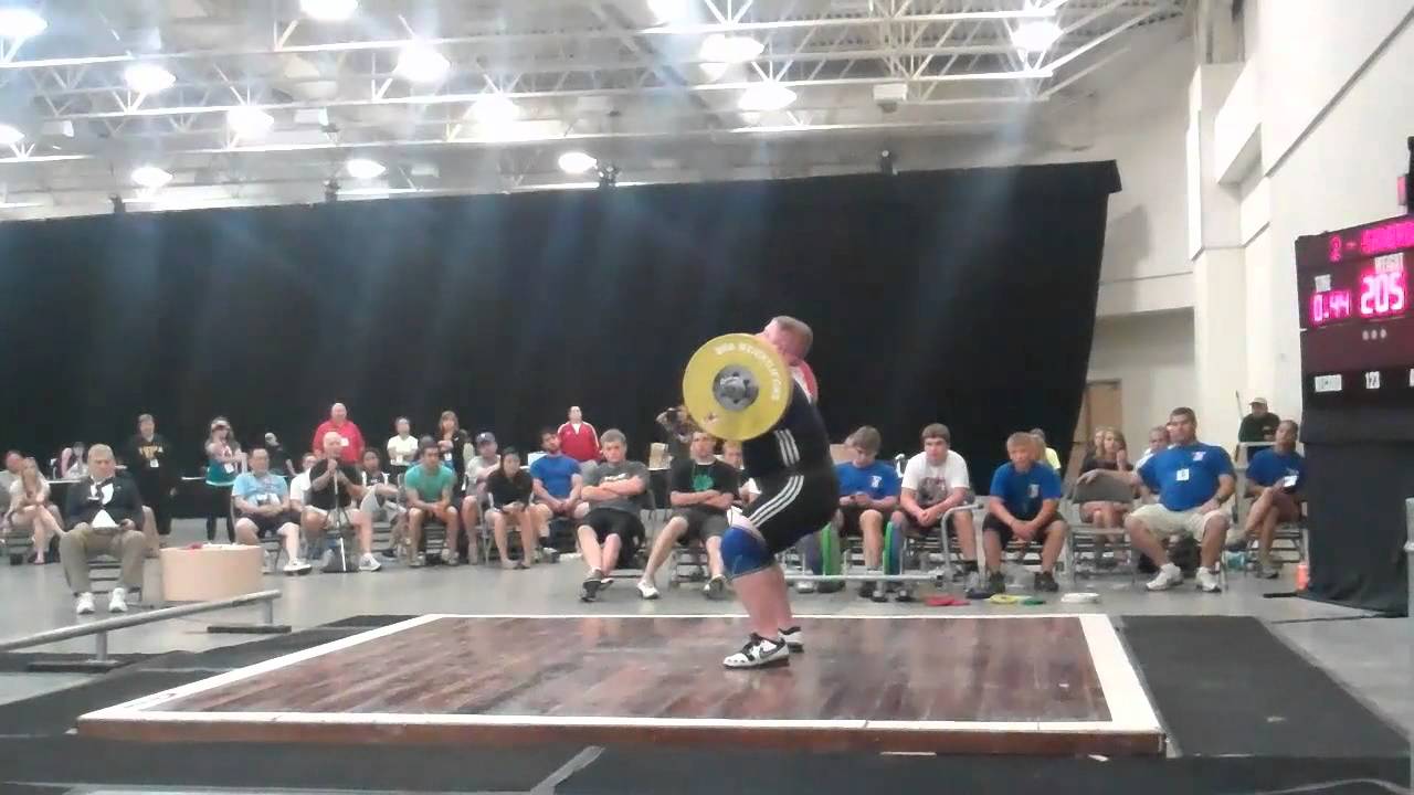 Cameron Swart Clean and Jerks 205kg - YouTube