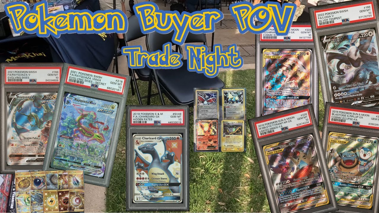 Pokemon Buyer POV: Trade Night - YouTube
