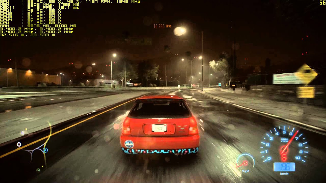 NEED FOR SPEED NFS 2015 GTX 960 I5-4460 HIGH SETTINGS 1080P 60 FPS ...