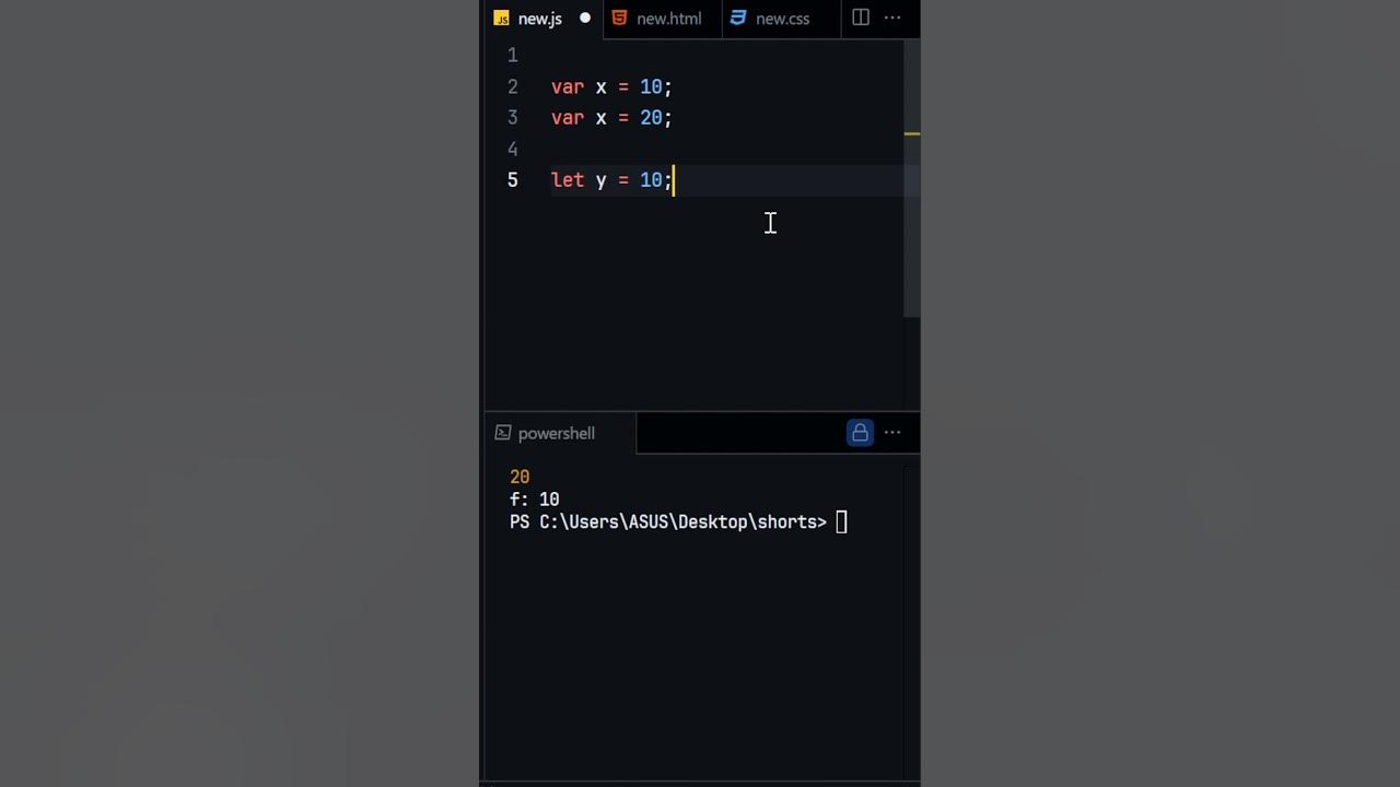 Different Ways to Define variables in JavaScript #JavaScript #CodingTips #WebDevelopment - YouTube