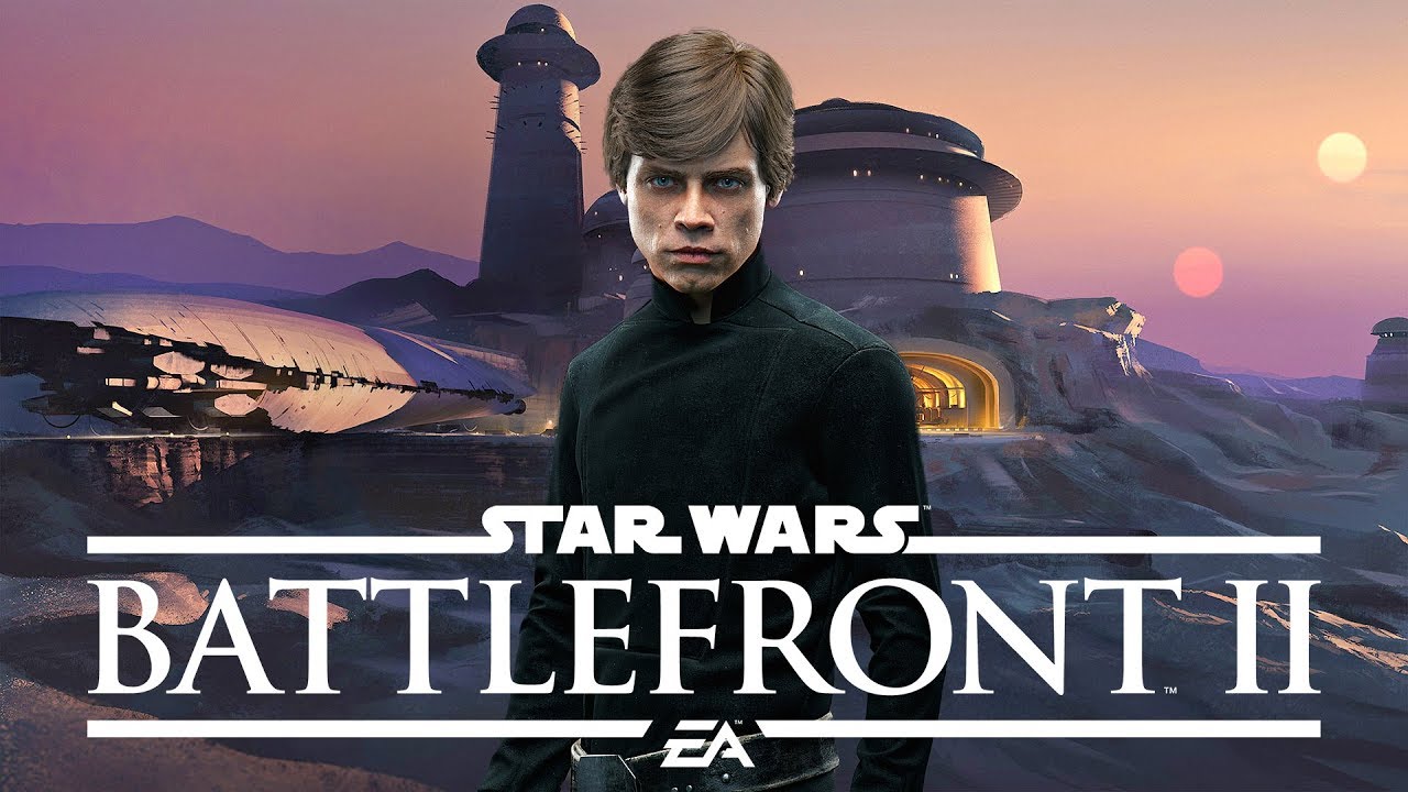 Star Wars Battlefront 2 Luke Skywalker Gameplay PS4 - YouTube