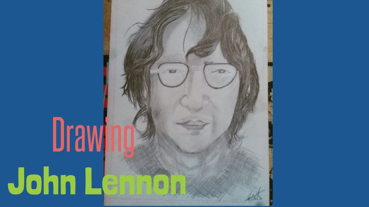 DRAWING JOHN LENNON - YouTube