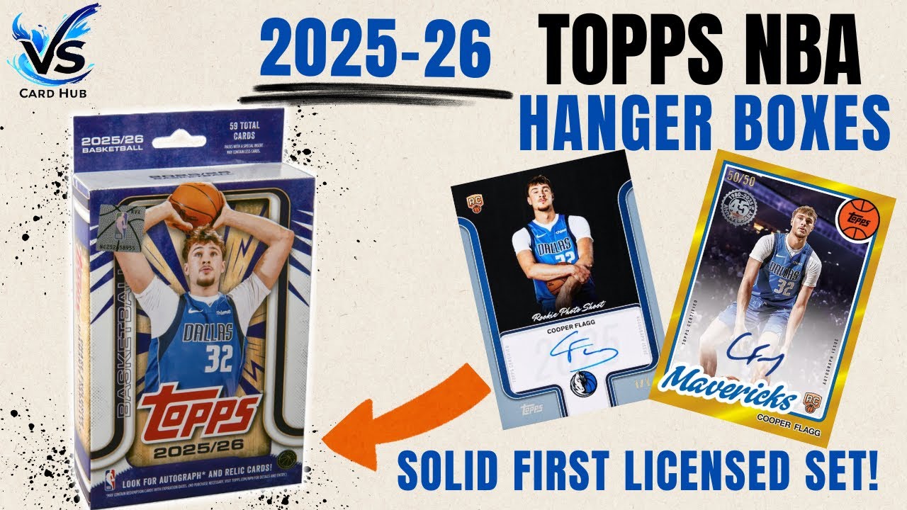 Are the *LICENSED* Hangers Bangers?! | 2025-26 Topps NBA Hanger Boxes ...