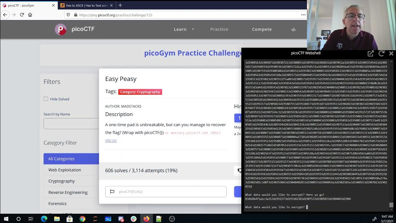 picoCTF 2021 easypeasy - YouTube