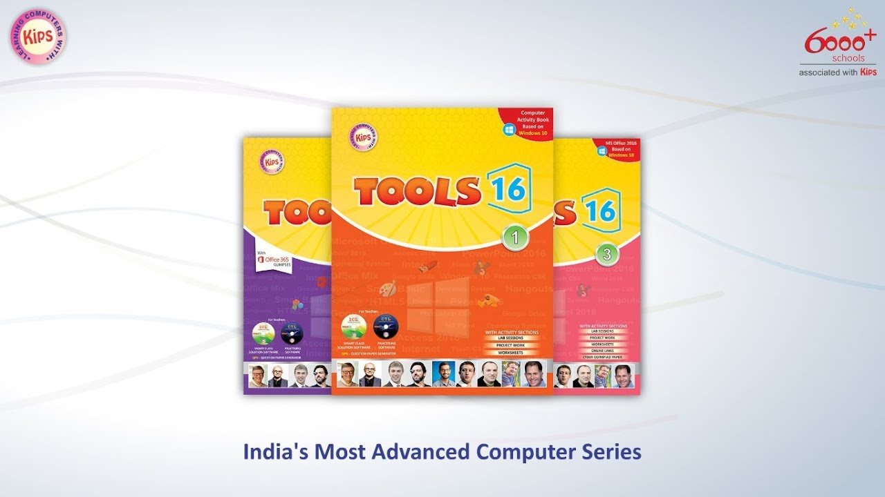 Tools 16 : India's Most Advanced School Computer Book Series - YouTube