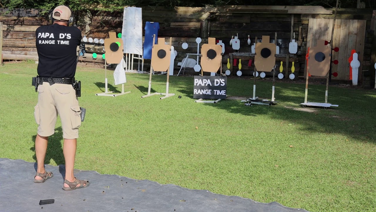 Chaos Drill on paper targets, 5 targets, 7 yards 15 rounds on the ...