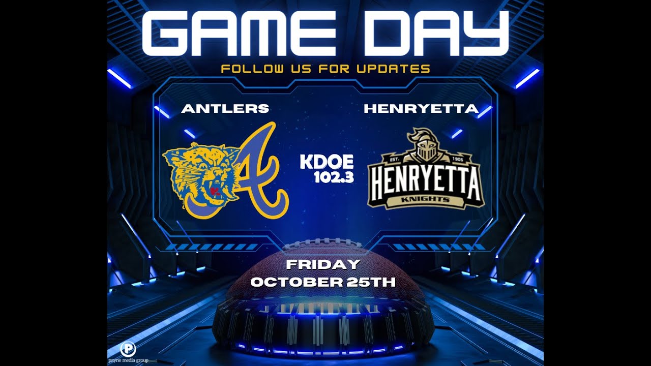 Antlers Bearcats Vs. Henryetta Knights 10-25-2024 - YouTube
