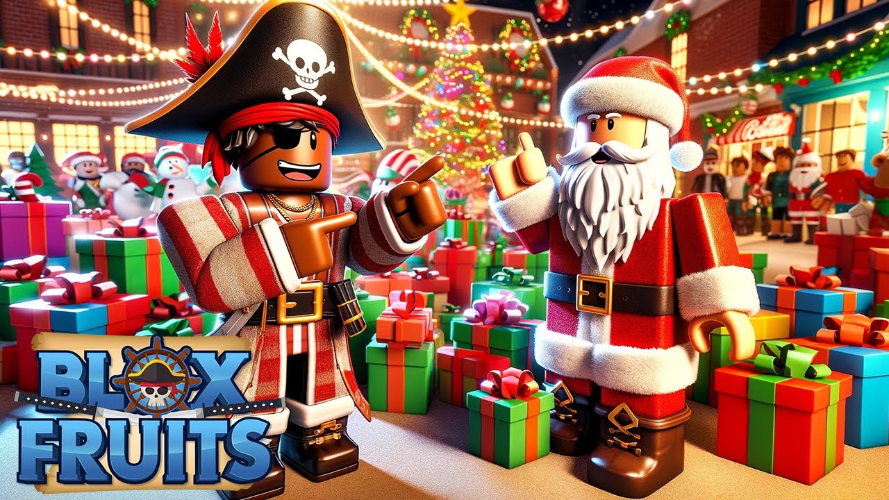 JE DÉCOUVRE L'ÉVENT DE NOËL sur BLOX FRUITS MAIS... - YouTube