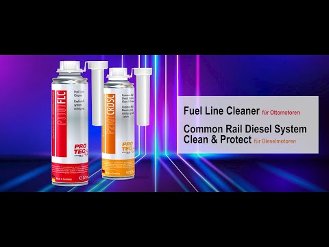 PRO-TEC DE | Kraftstoffsystemreiniger Benzin/Diesel | Fuel Line Cleaner, Common Rail Diesel System