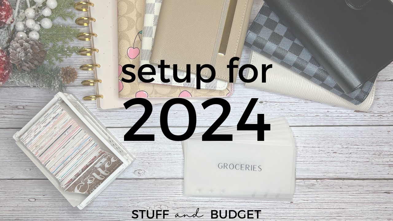 NEW 2024 budget setup | NEW ENVELOPES | NEW A5 Binder | Join me as I ...