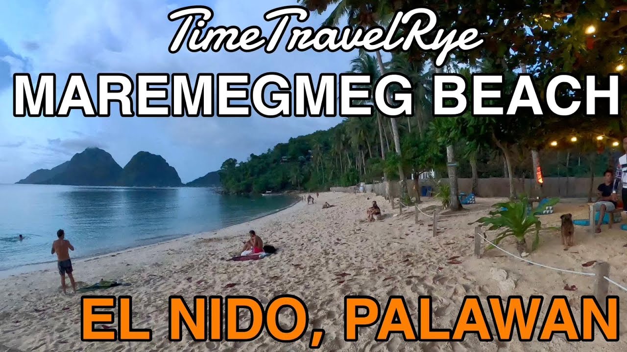MAREMEGMEG & VANILLA BEACH in EL NIDO, PALAWAN, PHILIPPINES - YouTube