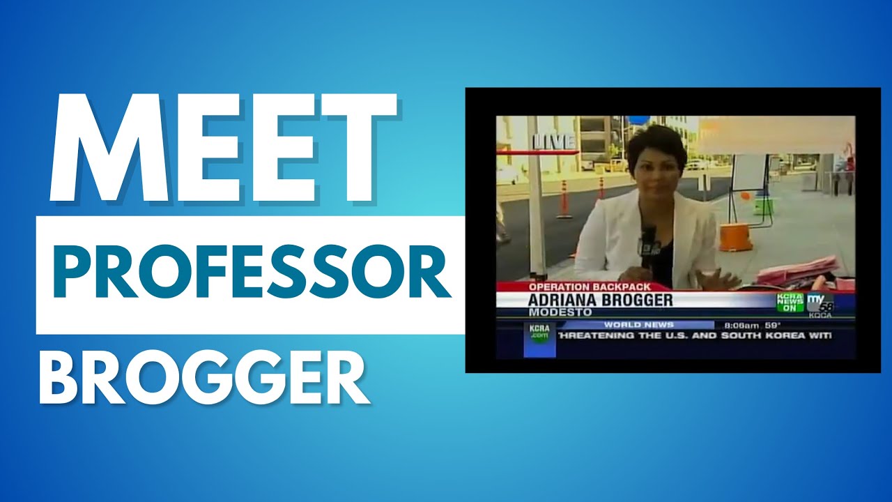 Meet Professor Brogger - YouTube