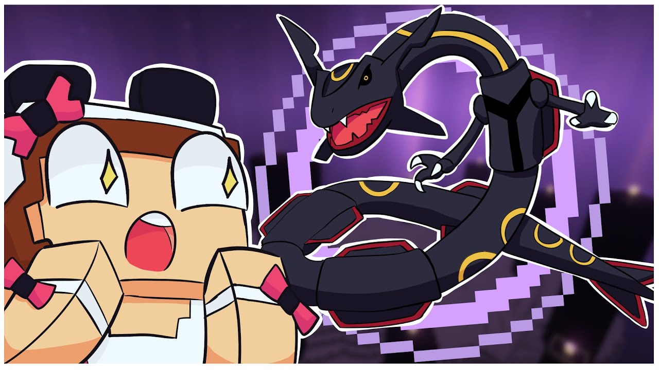 O Início do FIM! Capturamos um Rayquaza Shine no The End | Cobblemon ...