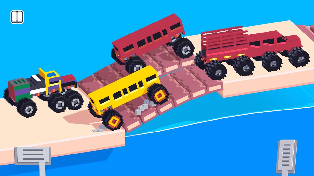 Fancade Multi Racer Trucks, Funcade Mad Drive 6 Levels Gameplay Android ...