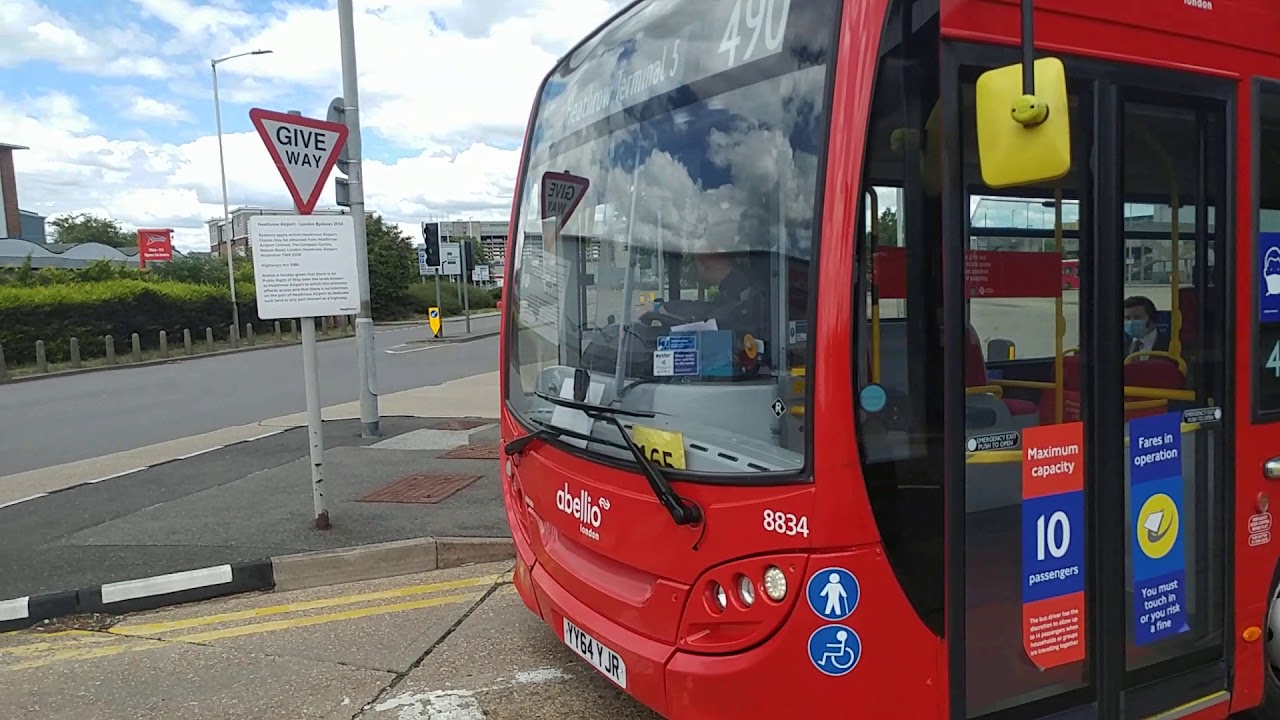 Here is the 490 bus in Heathrow - YouTube