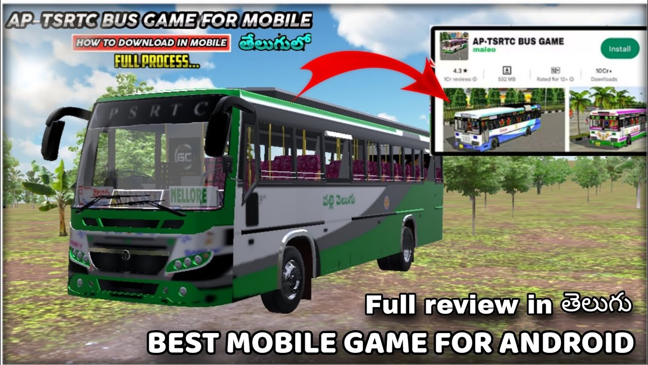 AP-TSRTC BUS GAME FOR MOBILE HOW TO DOWNLOAD NEW GAME IN MOBILE FULL ...