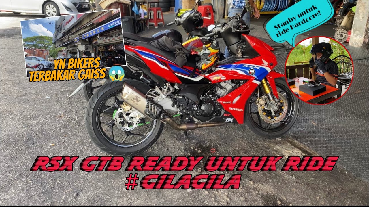 RSX PERTAMA SETUP GTB NAK ROUND MALAYSIA 😍 | Setup Helmet LS2 untuk ...