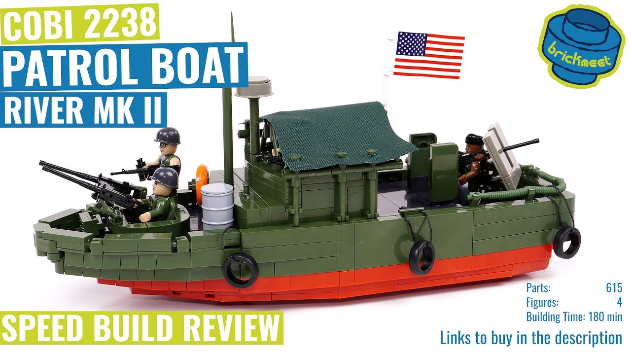 COBI 2238 - Patrol Boat River Mk II - Speed Build Review - YouTube