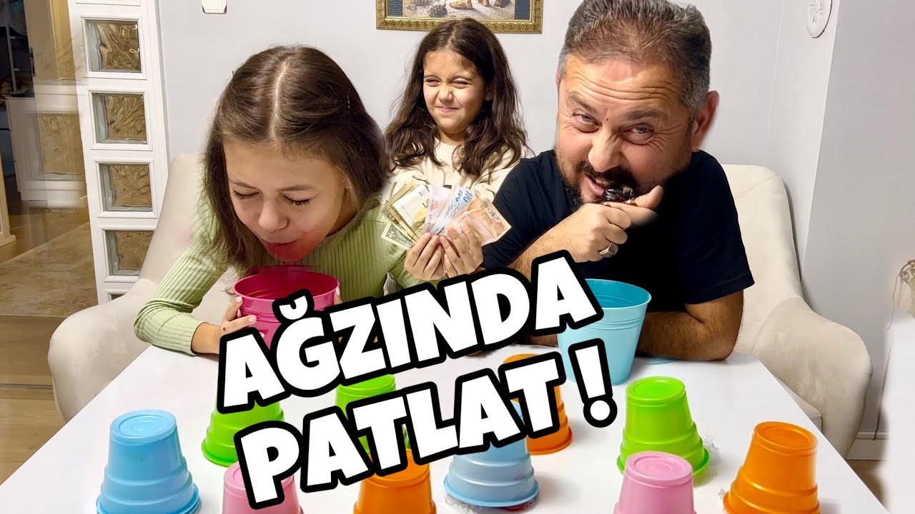 AĞZINDA PATLAT CHALLENGE !? Yutan Kazanır ! - YouTube